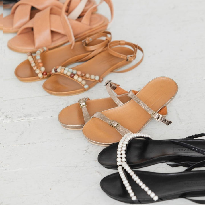 The Footbed Sandal [Champagne] *Final Sale* – E I T H E R / O R